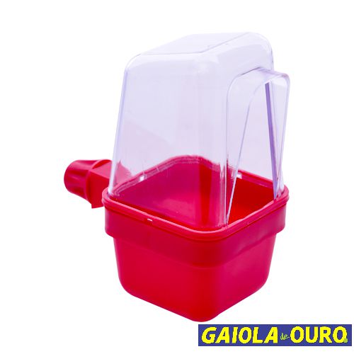 Comedouro Luxo Grande - Chão Limpo - Gaiola de Ouro
